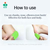 China Face Peeling GlovesDual Texture Nonwoven Finger Pads Deep Cleansing Exfoliating Dead Skin Removal Oily Skin Private Label for sale