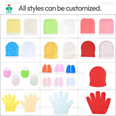 China Exfoliating Gloves Soft Texture with Strong Exfoliating Action to Remove Impurities and Dead Skin Cells in Beauty Salons for sale