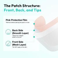 China Collagen Melting Patch for Glass Skin Wrinkle Patches Melting Thin Collagen Patch Firming for Fine Lines Korean Skincare for sale