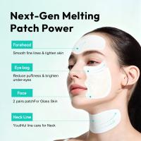 China New Products Forehead Cheek Neck Collagen Soluble Lifting Face Melting Dry Face Mask Sheet for sale