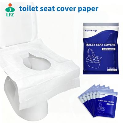 China Toilet Seat Cover Disposable Flushable Extended Size Travel Individually Wrapped Pocket Size, for Public Restrooms at the Office for sale