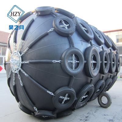 China Chain Tyre Net Pneumatic Rubber Fender 2000x3500mm Floating Dock Fender for sale