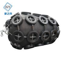 China ISO 17357 Marine Inflatable Rubber Fender 2.5x4m Pneumatic Yokohama Dock Bumper for sale