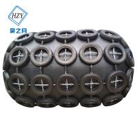 China Pneumatic Marine Fender 3000x6000mm with Truck Tyres Net for Ship Docking for sale