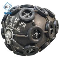 China ISO 17357 Yokohama Pneumatic Marine Rubber Fender 1500mm with Chain Tyre Net for sale