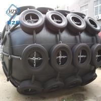 China 2500x4000mm Pneumatic Marine Fender Yokohama Type Black Rubber Fender for Ship Berthing for sale