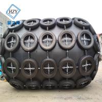 China Floating Marine Pneumatic Rubber Fender 80kPa Yokohama Type with Chain Net BV Certified for sale