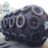 China Yokohama Pneumatic Marine Rubber Fender with Chain Tire Net 1.0x1.5m for Ship Docking for sale