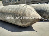 China Marine Ship Launching Airbags 1.0m Diameter 6-Layer Heavy Duty Inflatable Rubber Barge Salvage Air Bags for sale