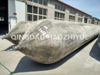 China Marine Ship Launching Airbags 1.0m Diameter 6-Layer Heavy Duty Inflatable Rubber Barge Salvage Air Bags for sale