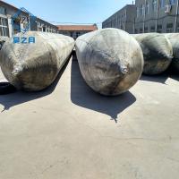 China Marine Rubber Boat Lifting Airbags 0.05Mpa Ship Salvage Air Lift Bags ISO14409 for sale