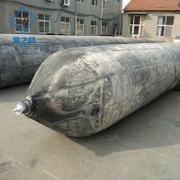 China Marine Ship Launching Airbag 1.0m Diameter 0.22MPa Heavy Lifting Salvage Rubber Airbag for sale