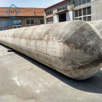China Marine Ship Launching Airbag 1.0m Diameter 0.22MPa Heavy Lifting Salvage Rubber Airbag for sale