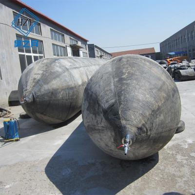 China Ship Launching Rubber Airbag 0.8-2.0m Diameter Pneumatic Marine Salvage Airbag for sale