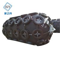 China Inflatable Pneumatic Ship Rubber Fender 0.05MPa Yokohama Floating Marine Fender for sale