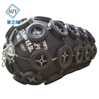 China Inflatable Marine Rubber Fender Yokohama Type 0.5m to 3.3m Diameter Black Dock Bumper for sale