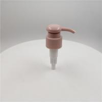 China Pink Color BPA Free Portable 24mm Lotion Pump Ribbed Closure for sale
