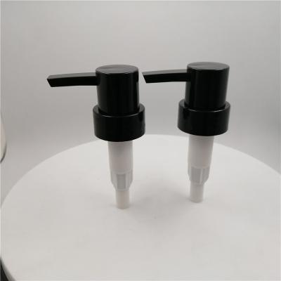 China Safety Material 33/410mm Airless Lotion Pump , Black Dispenser Pump 2.0ml/T for sale