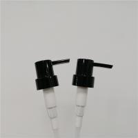 China Safety Material 33/410mm Airless Lotion Pump , Black Dispenser Pump 2.0ml/T for sale