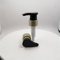 China Double Structures 28 410 Matte Black Soap Dispenser Pump 4cc Dosage for sale