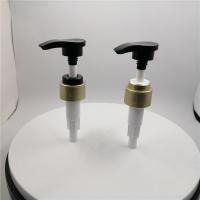 China Double Structures 28 410 Matte Black Soap Dispenser Pump 4cc Dosage for sale