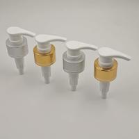 China Leak Resistant 28mm 3ml/T Hand Wash Bottle Pump Gold And Silver for sale