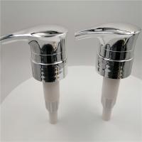 China Safety Material 28mm Shampoo Dispenser Pump Electroplated for sale