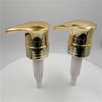 China Safety Material 28mm Shampoo Dispenser Pump Electroplated for sale