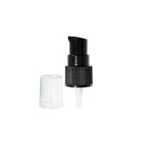 China Black Cosmetic 18 410 Treatment Pump , Airless Lotion Pump With Overcap for sale