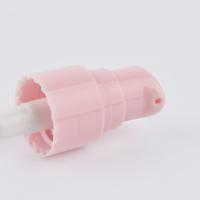 China Pink Color Portable Hand Cream Pump Dispenser , Plastic Treatment Pump 18/410 for sale