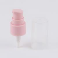 China Pink Color Portable Hand Cream Pump Dispenser , Plastic Treatment Pump 18/410 for sale