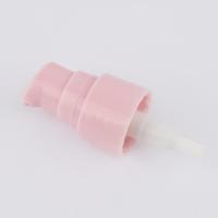 China Pink Color Portable Hand Cream Pump Dispenser , Plastic Treatment Pump 18/410 for sale