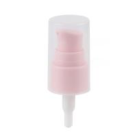 China Pink Color Portable Hand Cream Pump Dispenser , Plastic Treatment Pump 18/410 for sale