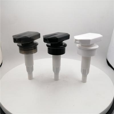 China 33/410mm SGS Shampoo Dispenser Pump , Shower Dispenser Pump Black And White for sale