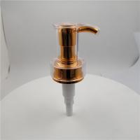 China 33mm 1.5ml/T Shampoo Dispenser Pump , Gold Soap Dispenser Pump For Hair Conditioner for sale