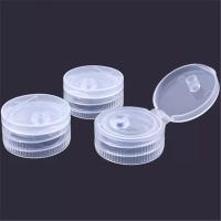 China Durable Round SGS Approval Flip Top Bottle Caps , 24 410 Dispensing Cap Plastic for sale