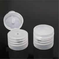 China Durable Round SGS Approval Flip Top Bottle Caps , 24 410 Dispensing Cap Plastic for sale