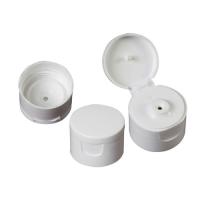 China Round Non Spill Black 28mm Flip Top Bottle Caps In Various Sizes for sale