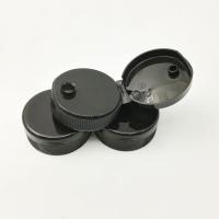 China Multi Use Black Color Non Spill Flip Top Cap 28mm For Empty Bottle for sale