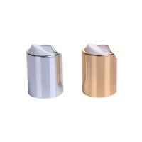 China Rust Proof Aluminum 24mm Disc Top Flip Cap For Shampoo Bottle for sale