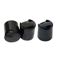 China Black And White Non Spill 20/410 Disc Top Cap For Shampoo Bottle for sale