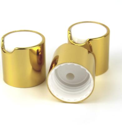 China Aluminum SGS Certificate 28mm Disc Top Cap , Disc Top Closure Protective for sale