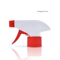 China Plastic 0.8cc 28mm Trigger Sprayer Pump , Trigger Spray Nozzle PP Materia for sale