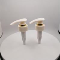 China 1.5cc Screw Lock Plastic Bottle Pump , 28mm Pump Cap With Ribbed Closure for sale