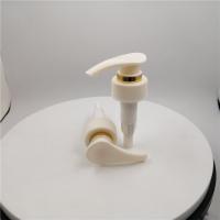 China 1.5cc Screw Lock Plastic Bottle Pump , 28mm Pump Cap With Ribbed Closure for sale
