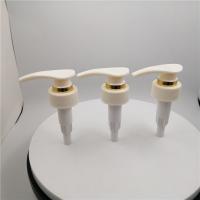 China 1.5cc Screw Lock Plastic Bottle Pump , 28mm Pump Cap With Ribbed Closure for sale