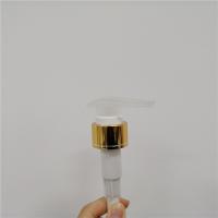 China 28/410 3.5cc Dosage Plastic Lotion Bottle Pump , Hand Soap Pump Aluminum for sale