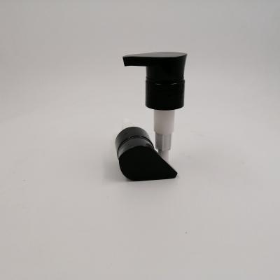 China Leak Resistant 24 410 Lotion Pump 28mm Black Lotion Pump For Shower Gel for sale