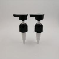 China Leak Resistant 24 410 Lotion Pump 28mm Black Lotion Pump For Shower Gel for sale