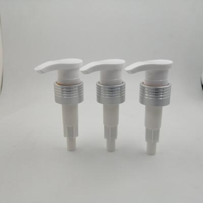 China 4cc 28mm Aluminum Lotion Bottle Pump  Replacement With Silver Closure for sale